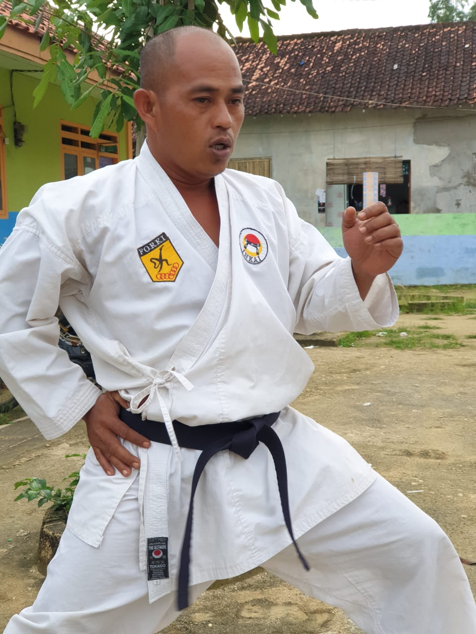 Semangat anak-anak berlatih karate Inkai. – MI. TANWIRUL QULUB